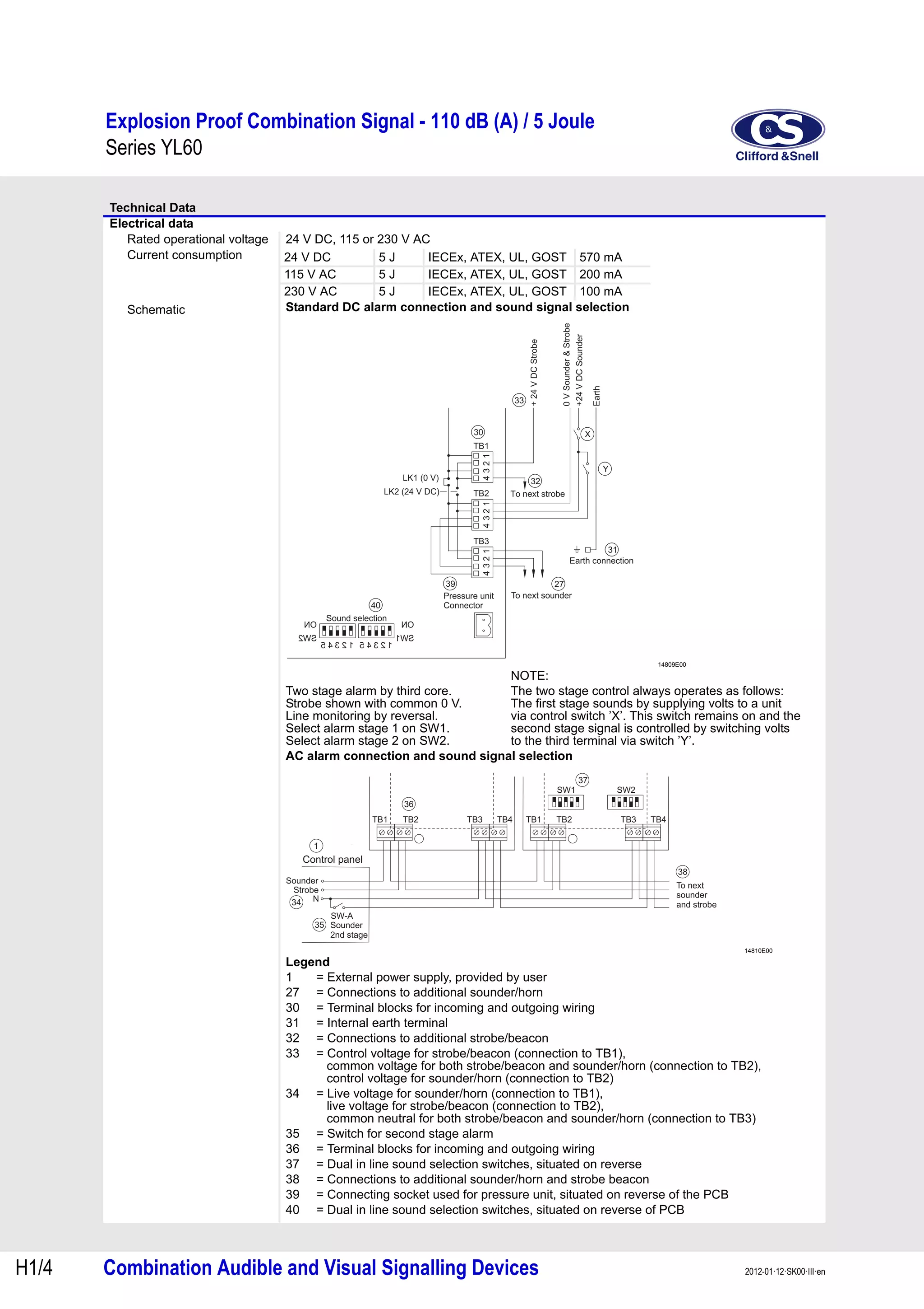 Stahl YL60 Sounder Signalling Device – ATEX Zone 1 Zone 2 Hazardous ...