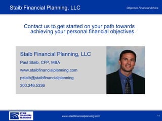Staib Financial Planning, LLC Overview | PPT
