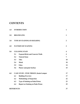 Staining : Pudu jail case study | DOCX
