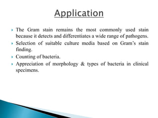 Simple and Gram's staining | PPTX