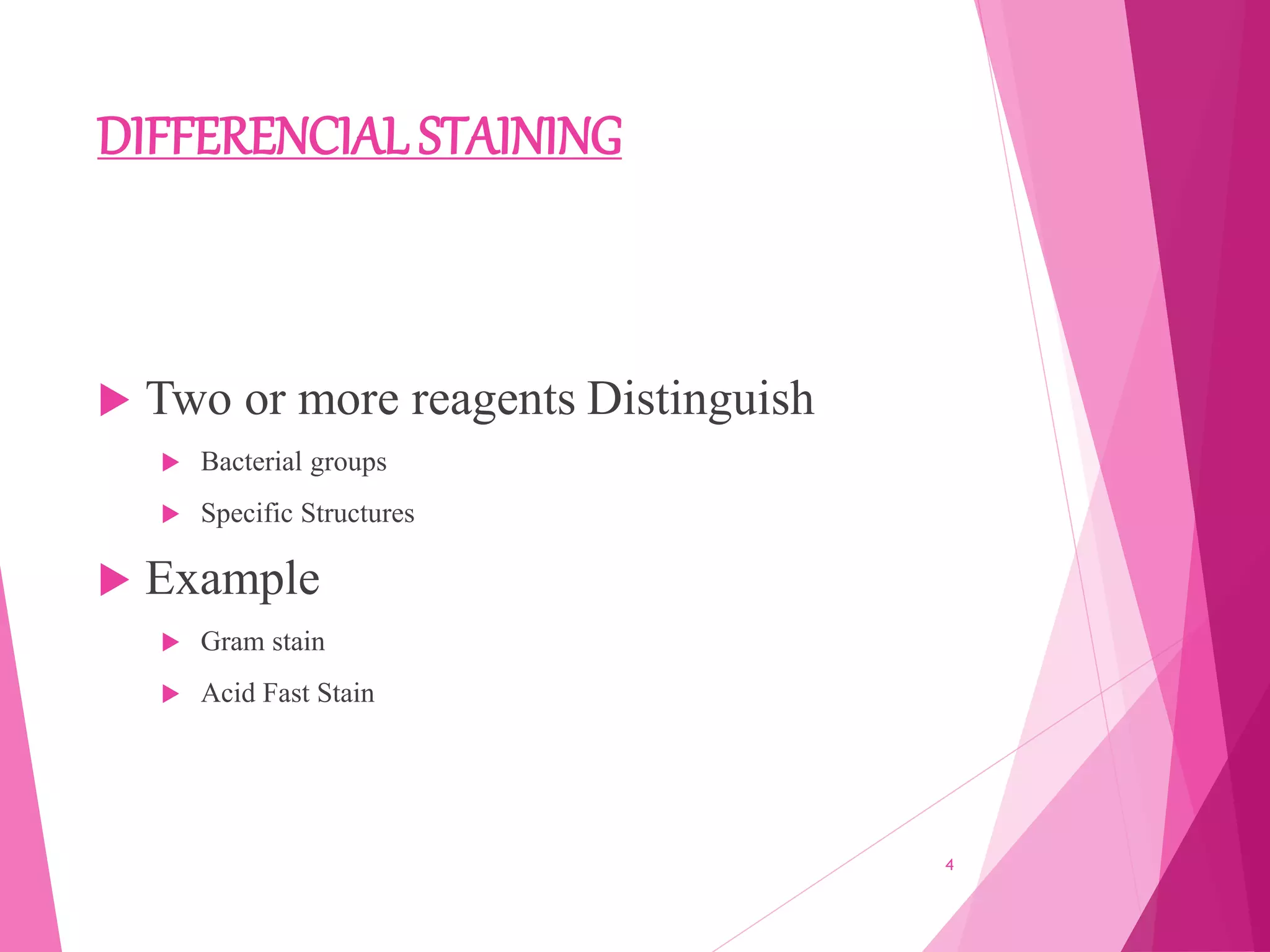 Staining- Pharmaceutical MIcrobiology | PPTX
