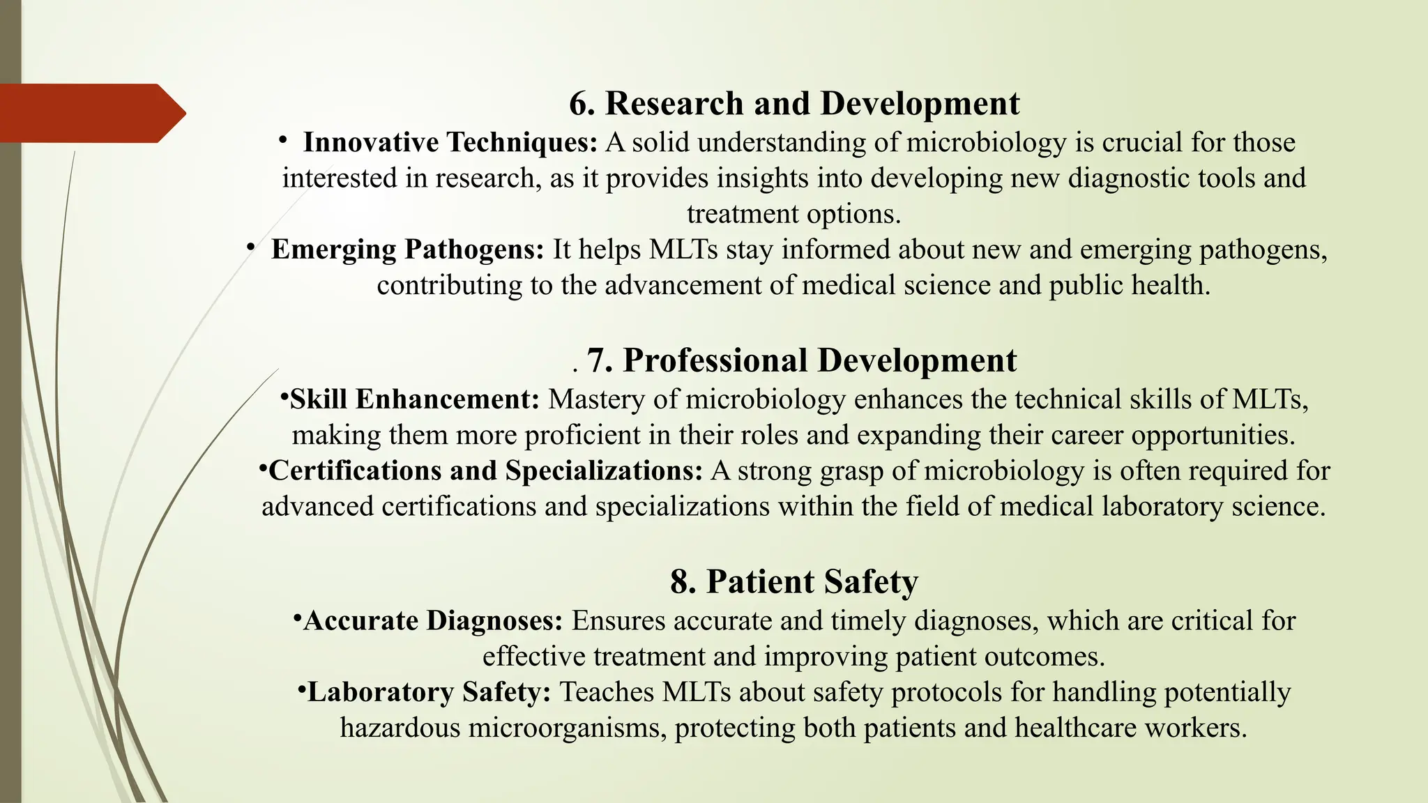 IMPORTANCE OF STUDYING MICROBIOLOGY IN MEDICAL LABORATORY STUDENTS ...