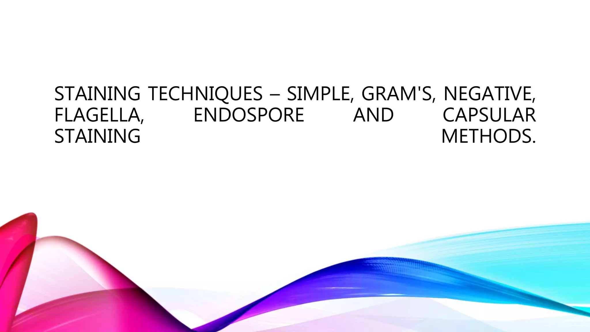 Staining endospore | PPTX