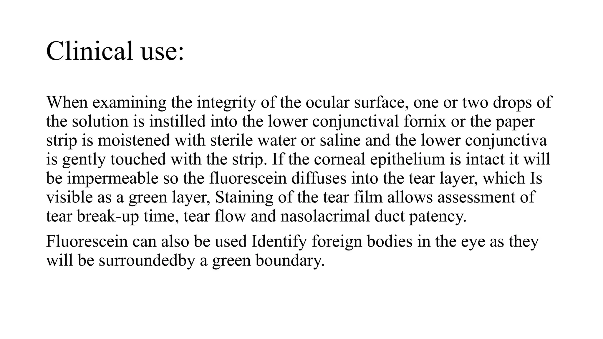 Dyes/Staining Agents used in Ophthalmology | PPTX