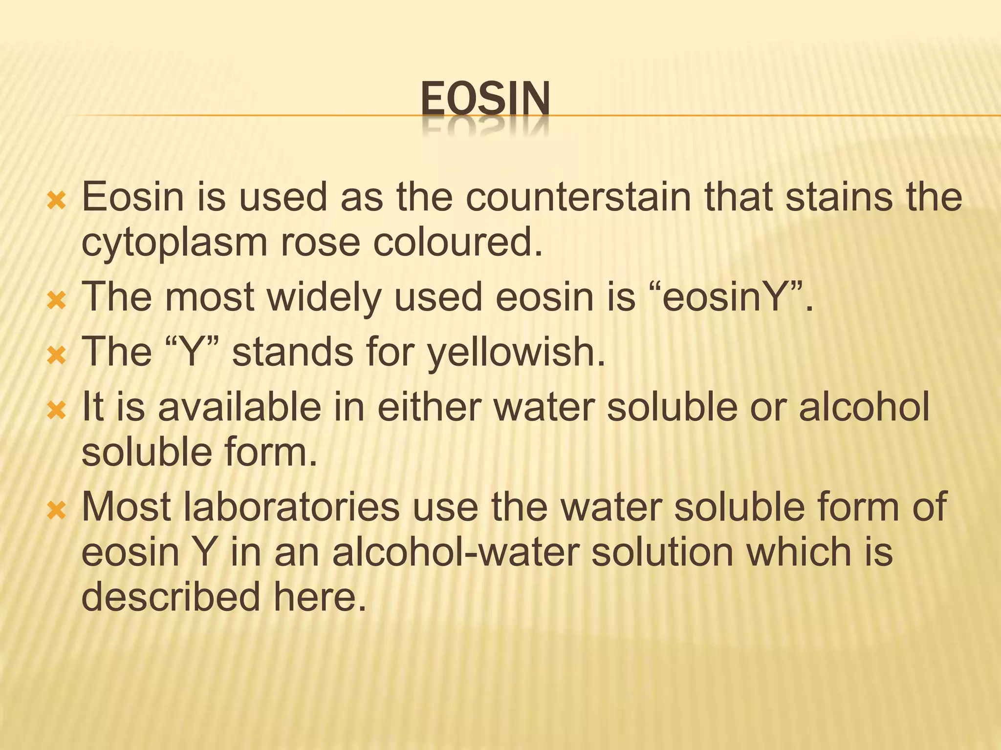Staining by hematoxylin and eosin | PPTX