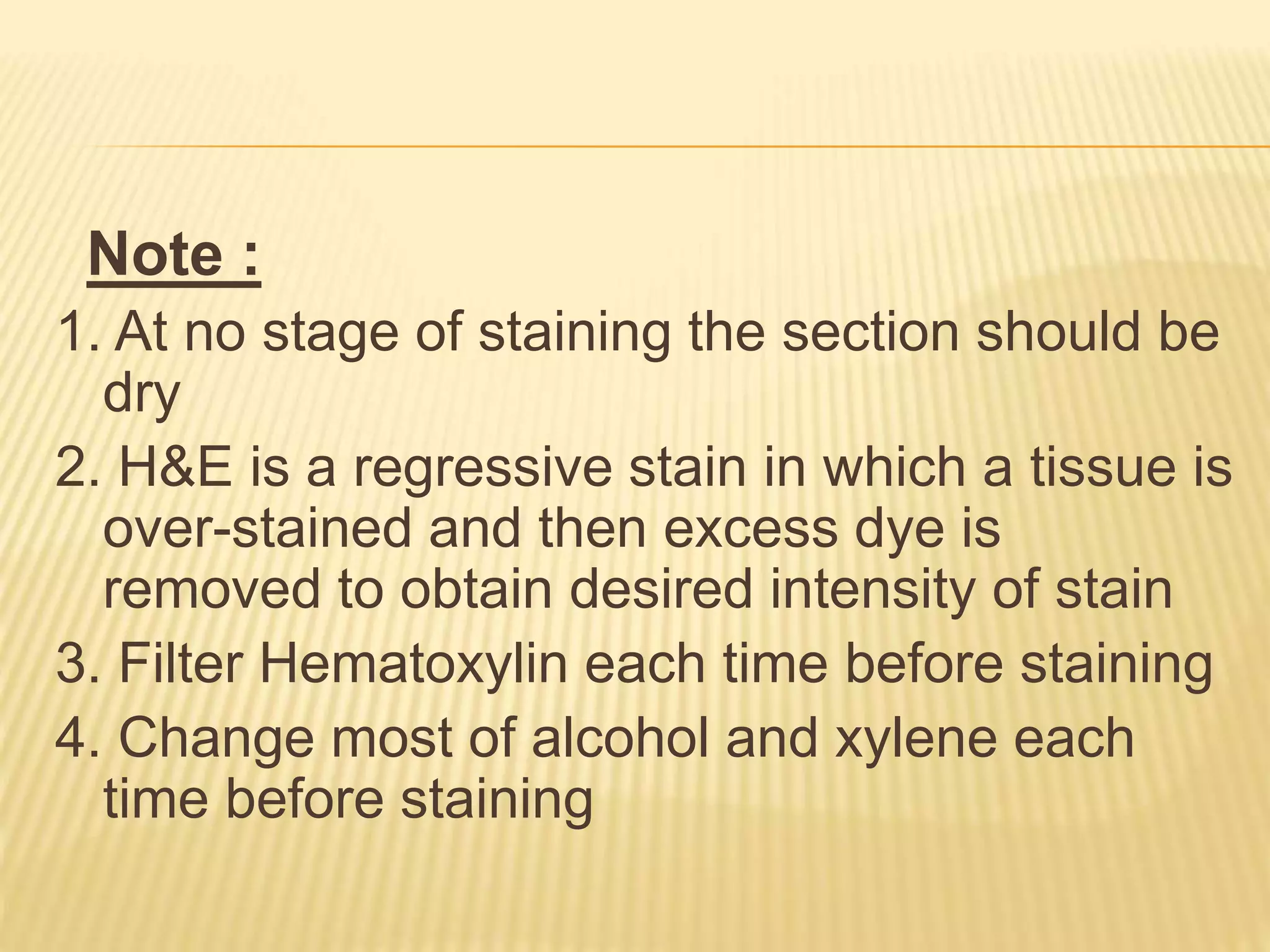 Staining by hematoxylin and eosin | PPTX