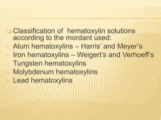 Staining by hematoxylin and eosin | PPTX