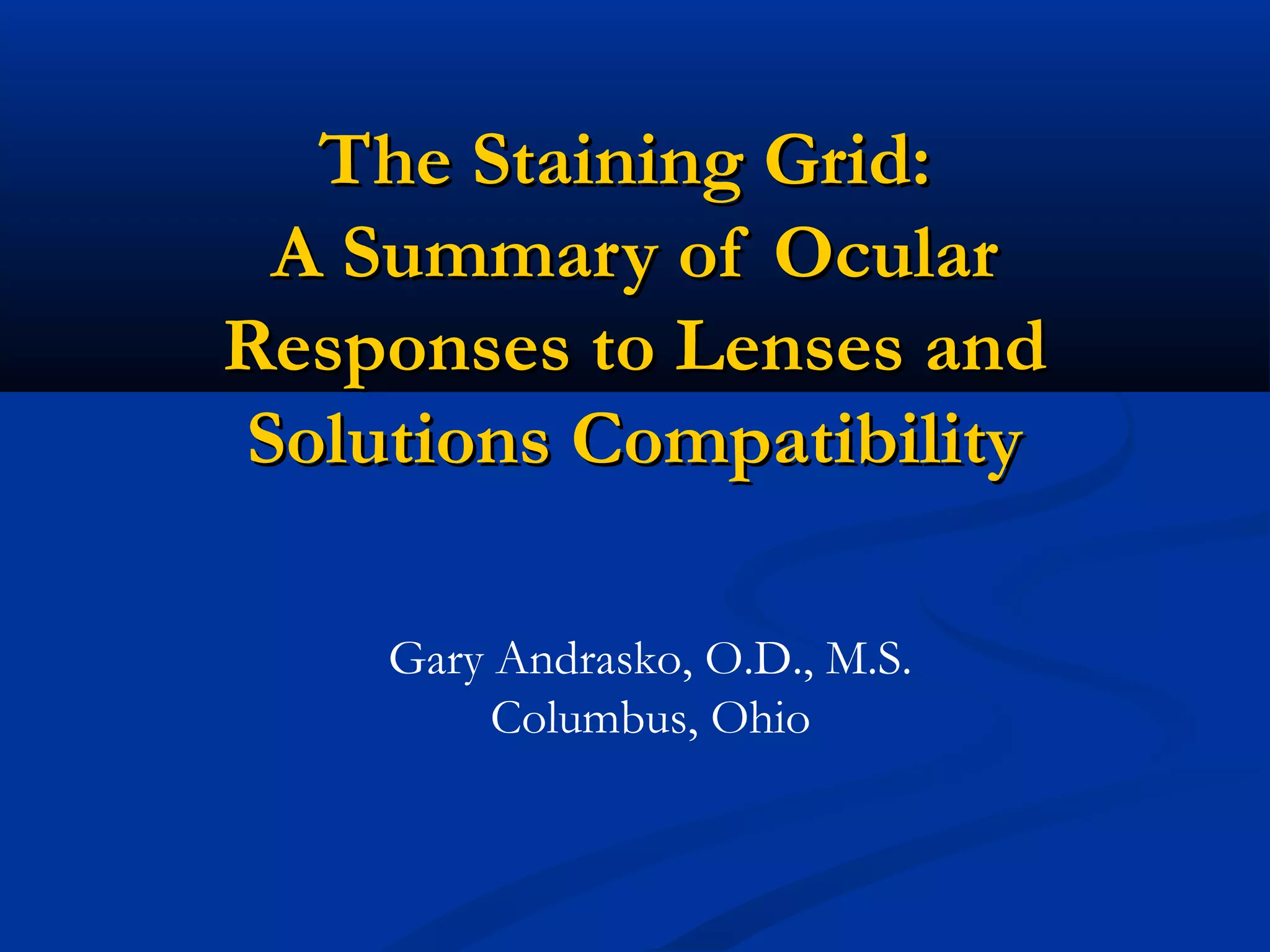 Staining grid lecture | PPT