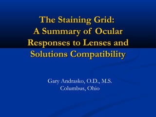 Staining grid lecture | PPT