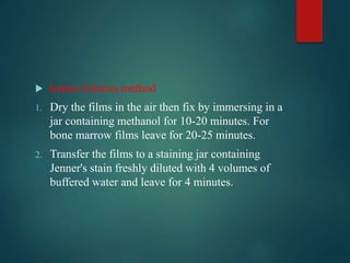 staining of blood smears.pptx