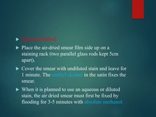 staining of blood smears.pptx