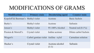 Staining of microorganisms | PPTX
