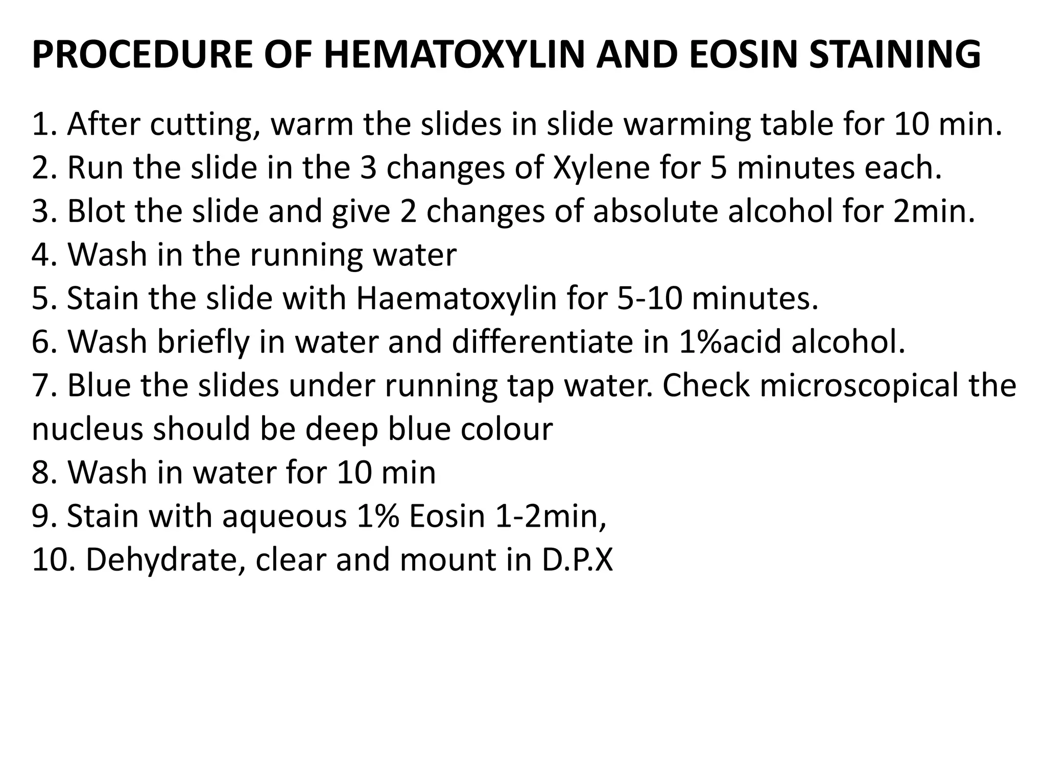 Staining Of Neurons [hematoxylin And Eosin Hande Stain] Pptx Free Download