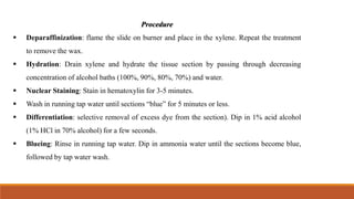 Histopathology staining method | PPTX