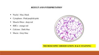 Histopathology staining method | PPTX