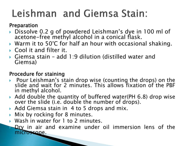Staining ( rouine and special in cytology) rajiv kumar | PPTX | Blood ...