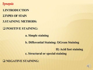 Staining techniques | PPTX