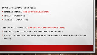 Staining Technique in microbiology | PPTX