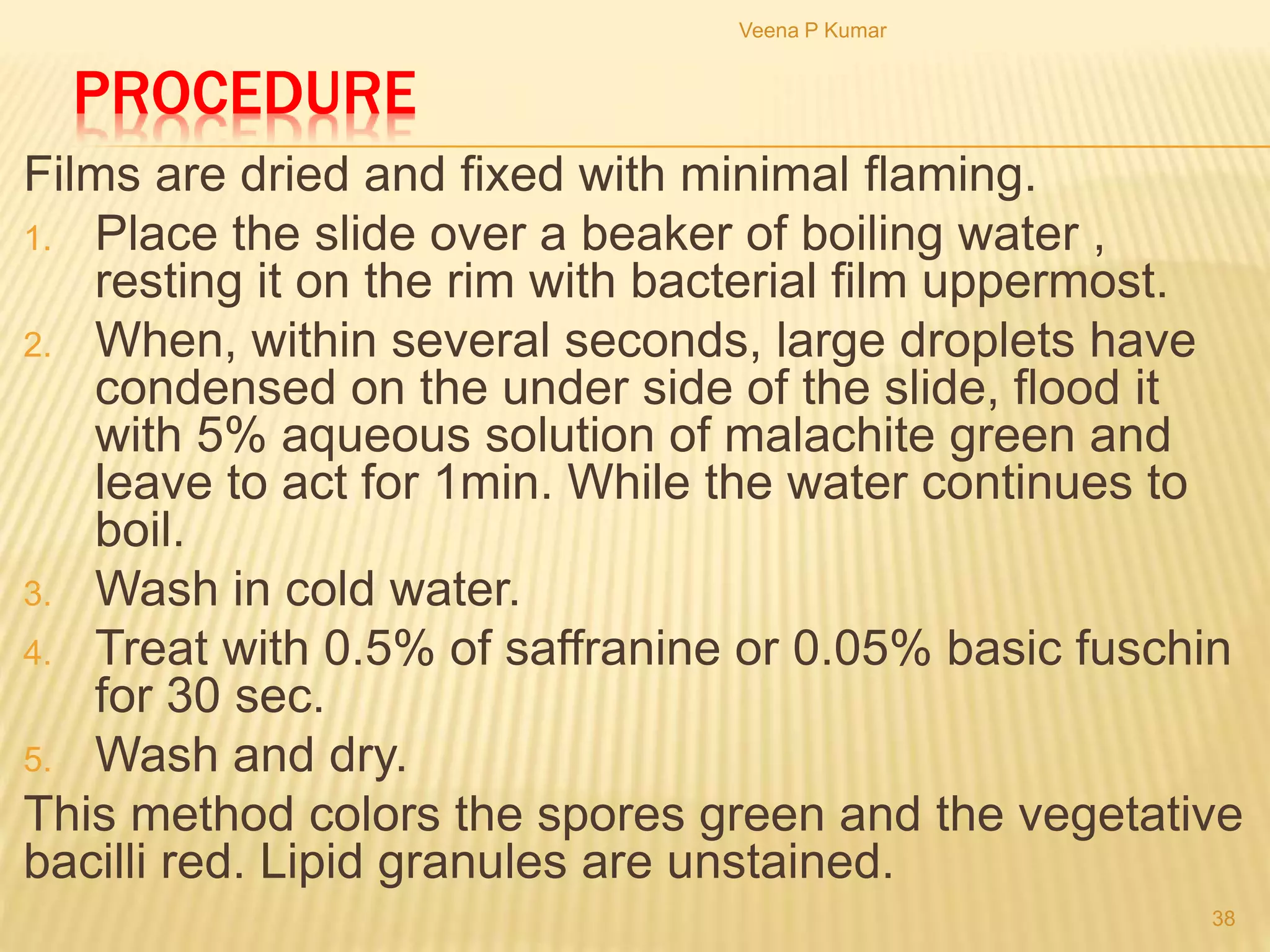 Staining techniques bacteria... | PPTX