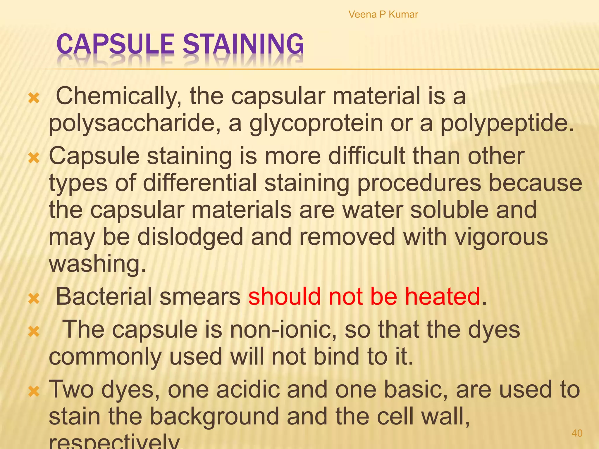 Staining techniques bacteria... | PPTX