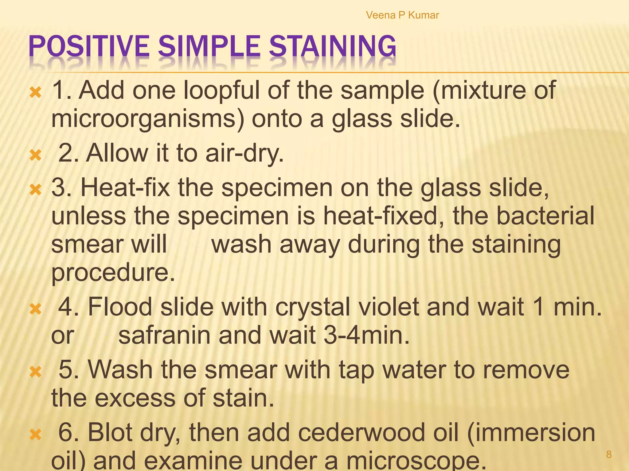 Staining techniques bacteria... | PPTX