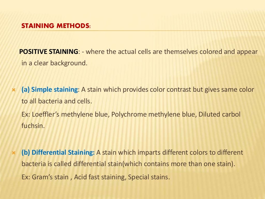 Staining Techniques in Microbiology