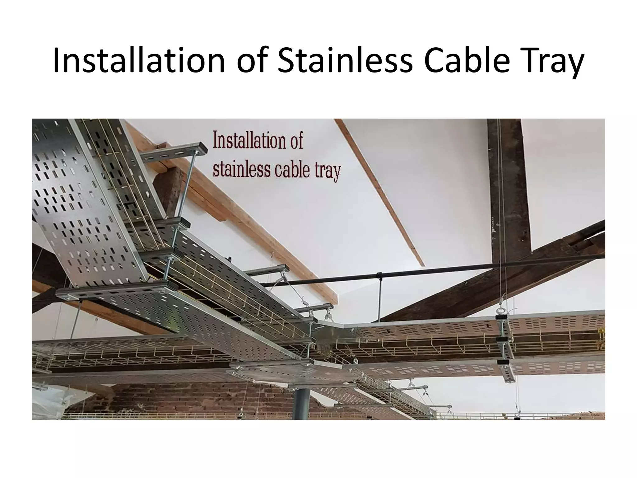 Stainless cable tray installation | PDF