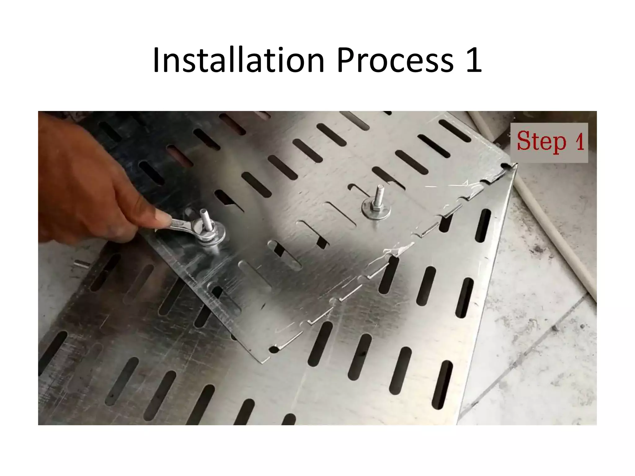 Stainless cable tray installation | PDF