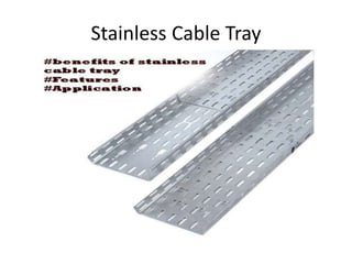 Stainless cable tray installation | PDF