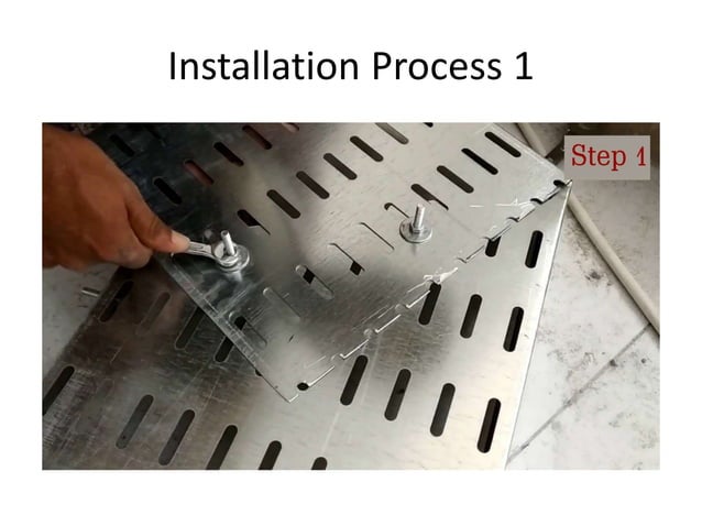 Stainless cable tray installation | PDF