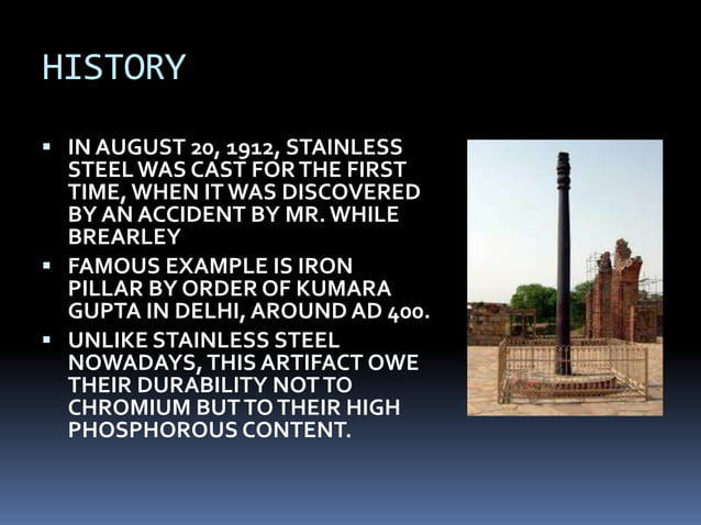 Stainless Steel | PPTX | Chemistry | Science