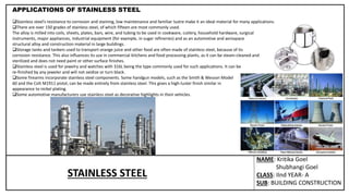 Stainless steel | PPT