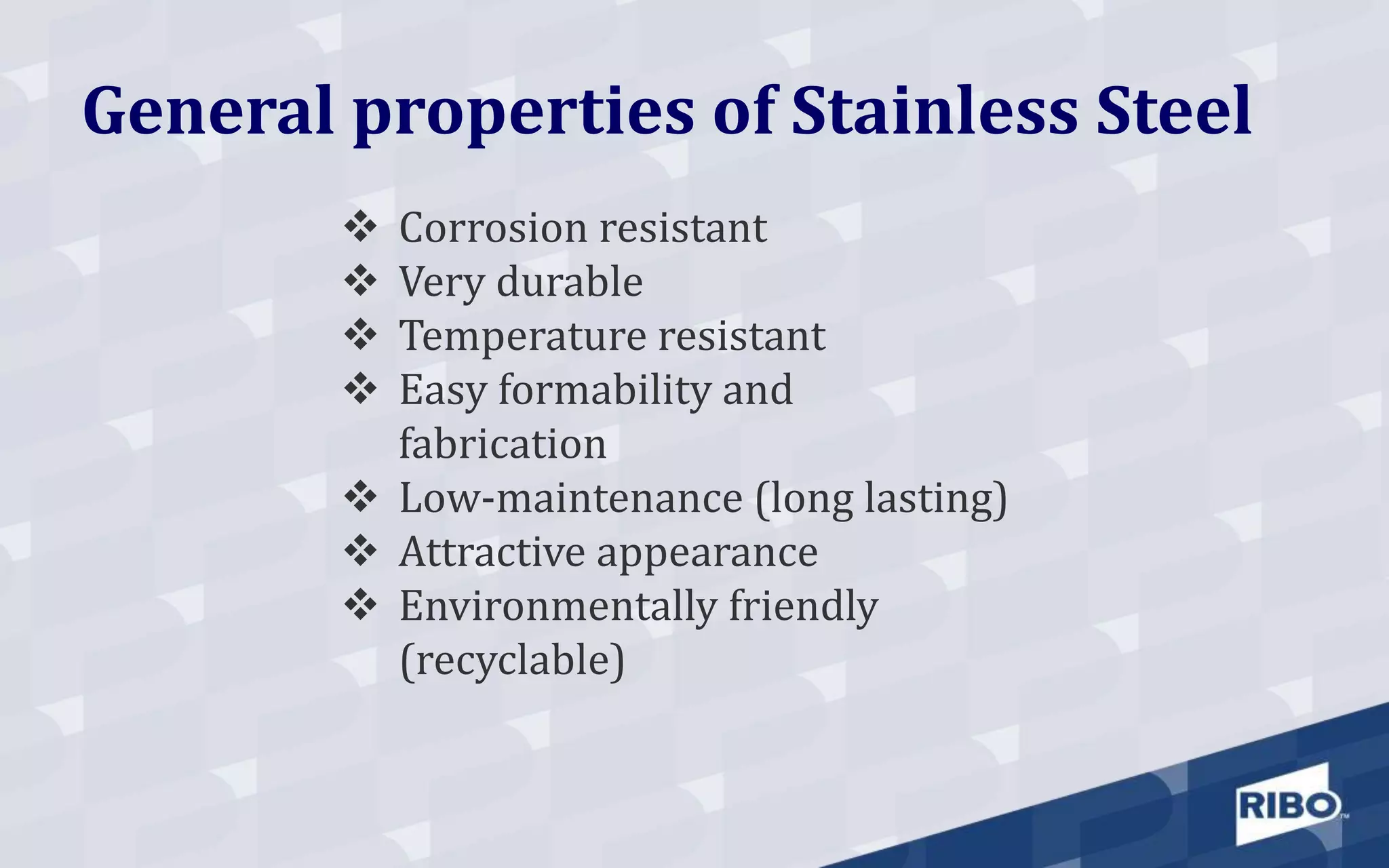 Stainless steel | PPTX