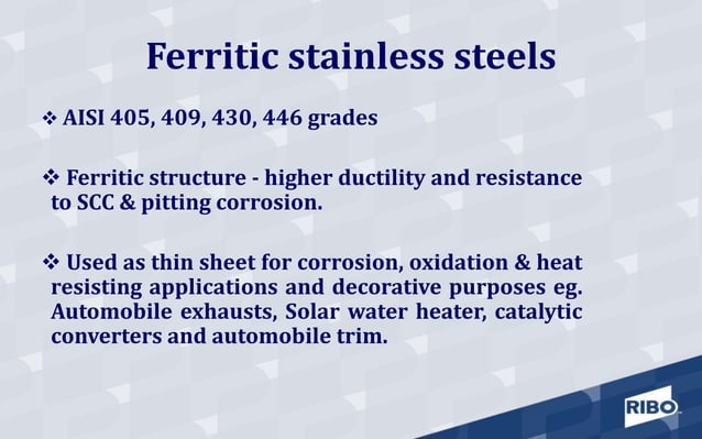 Stainless steel | PPTX | Chemistry | Science