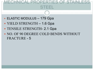 Stainless steel | PPTX