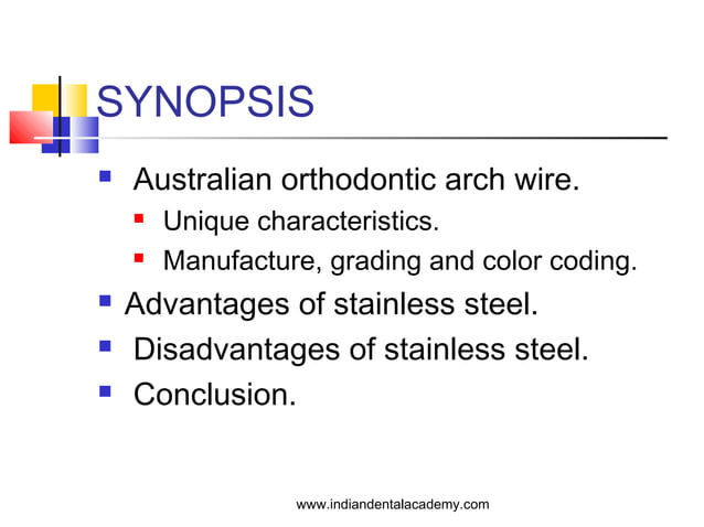 Stainless steel and it’s application in orthodontics /certified fixed orthodontic courses by ...