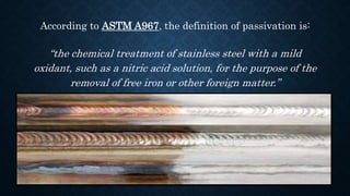 Stainless Steel & Brass Passivation.pptx