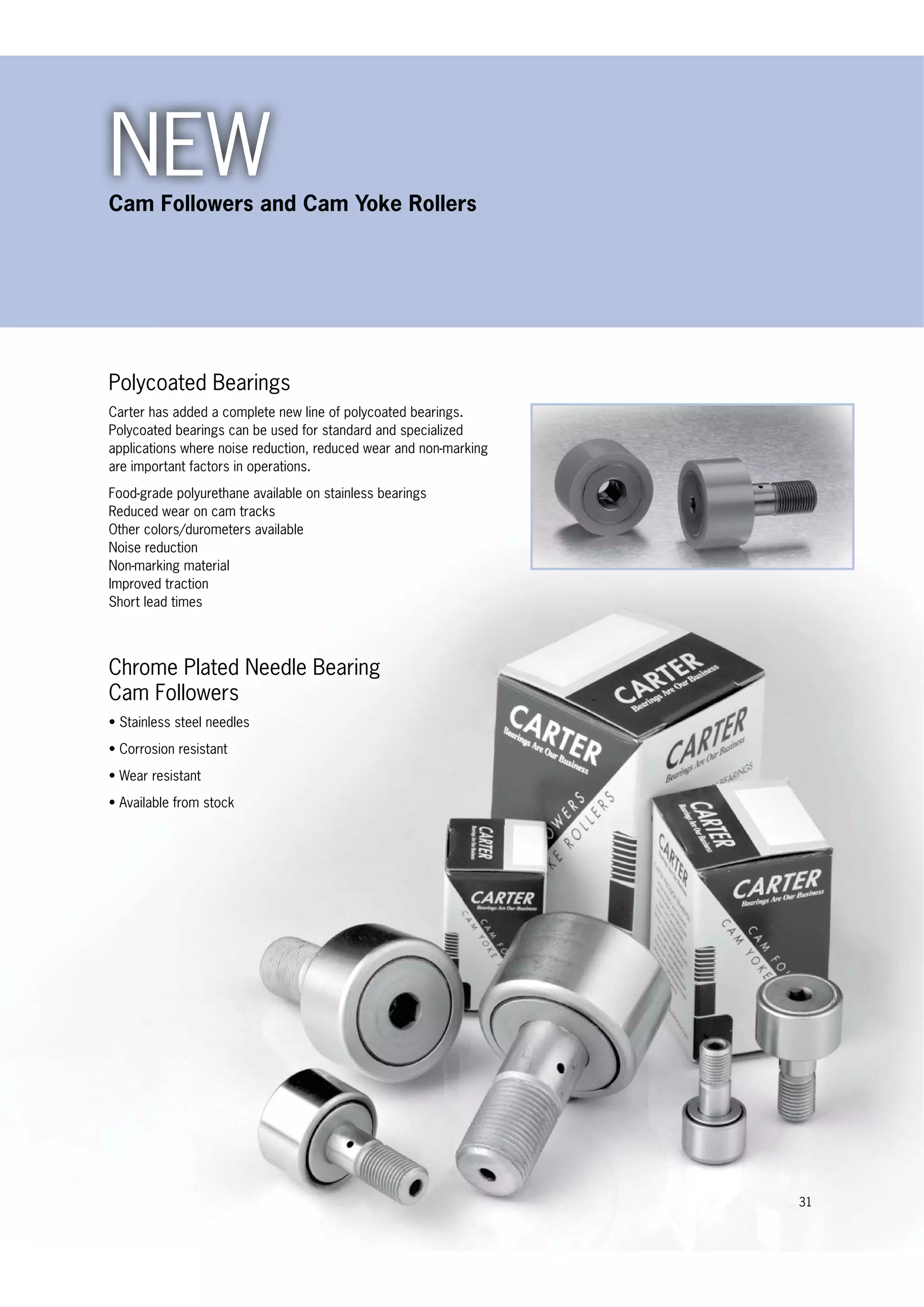 Stainless steel cam followers and cam yoke rollers | PDF