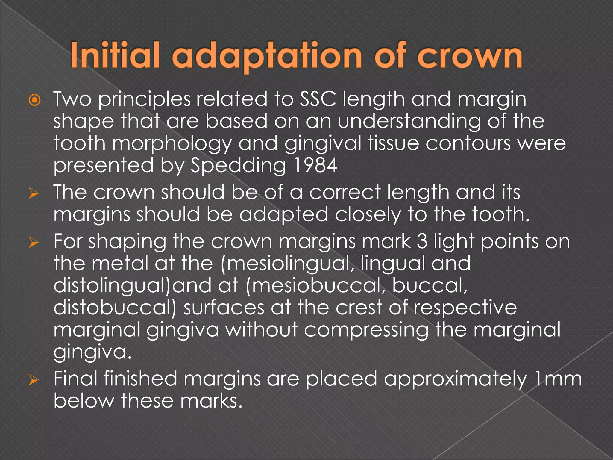 Stainless steel crown | PPTX
