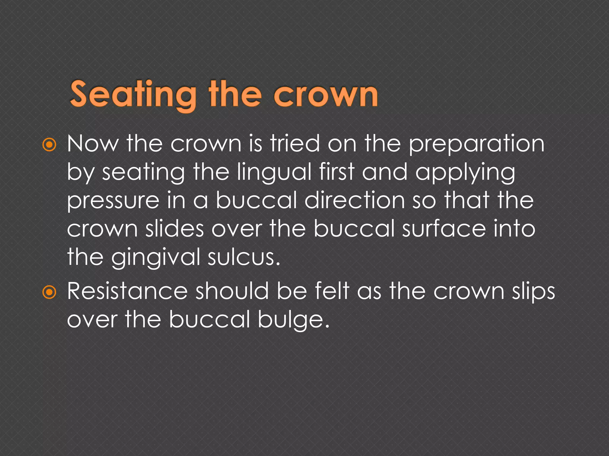 Stainless steel crown | PPTX