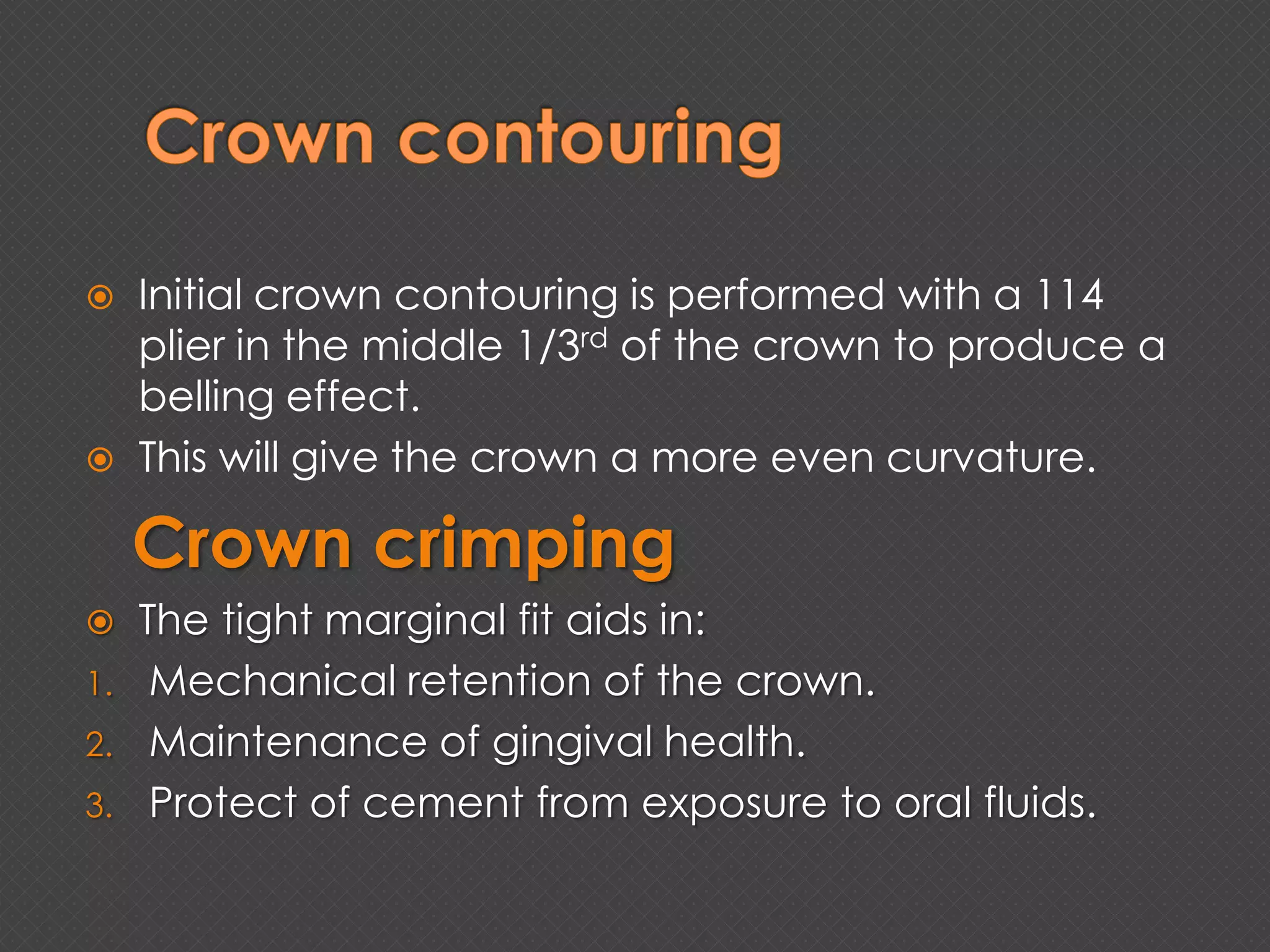 Stainless steel crown | PPTX