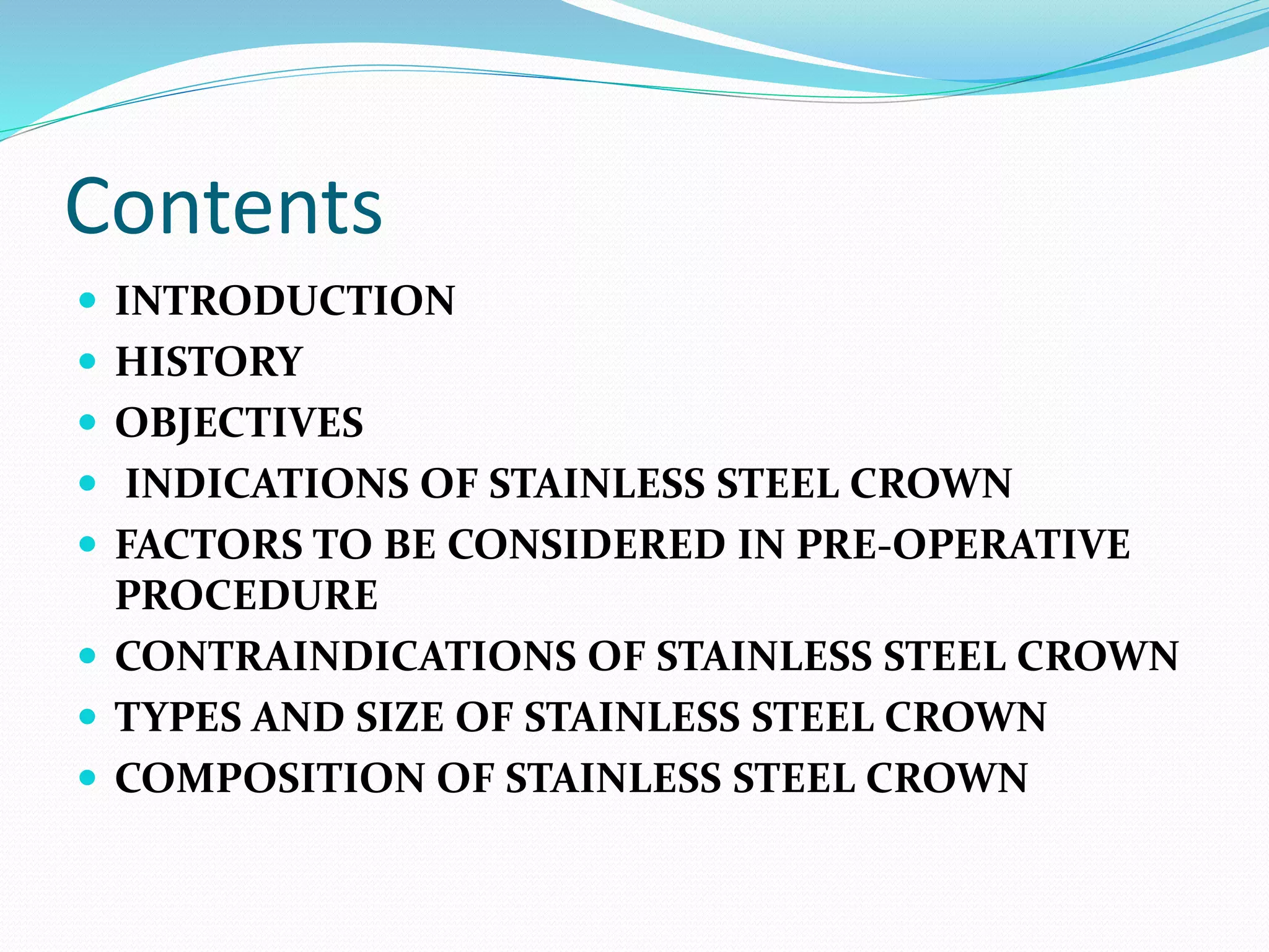 Stainless steel crowns | PPTX