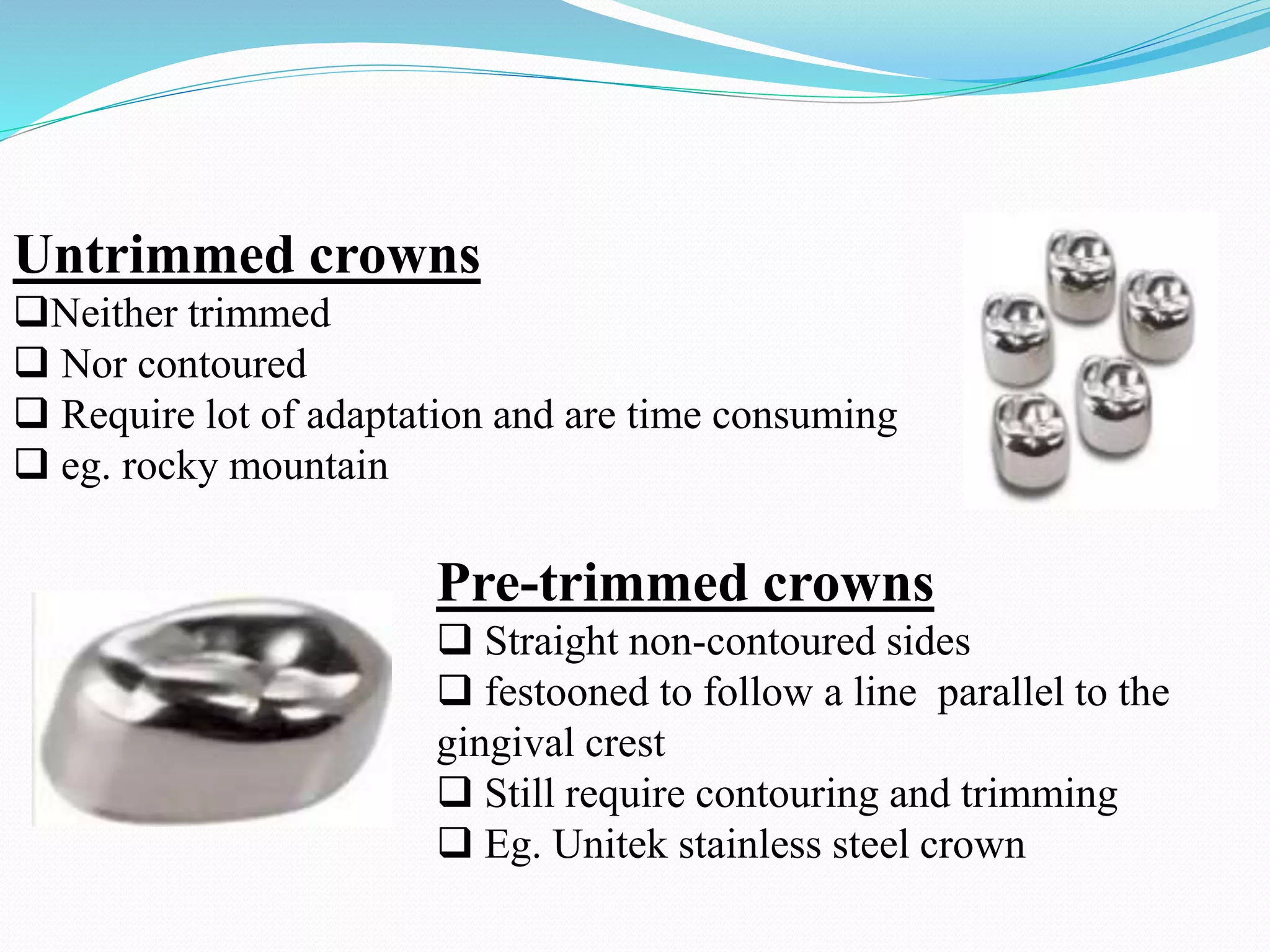 Stainless steel crowns | PPTX