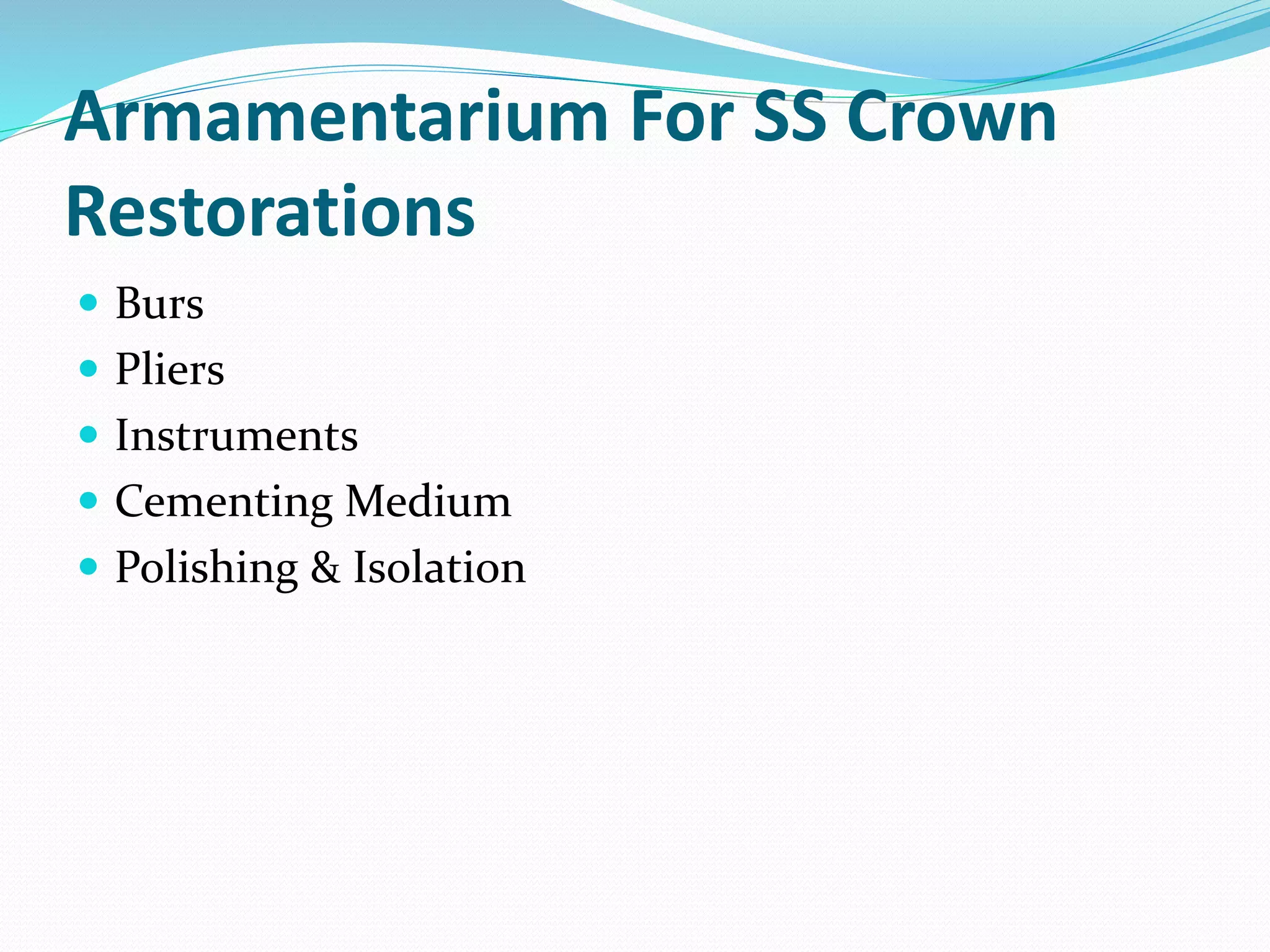 Stainless steel crowns | PPTX