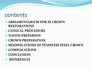 Stainless steel crowns | PPTX