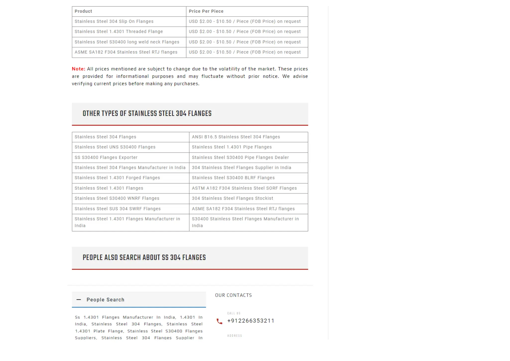 STAINLESS STEEL FLANGES MANUFACTURER & EXPORTER IN UAE.pdf | Free Download