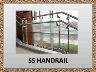 Stainless Steel Hand Railing,SS Hand Railings with Glass,SS Railing ...