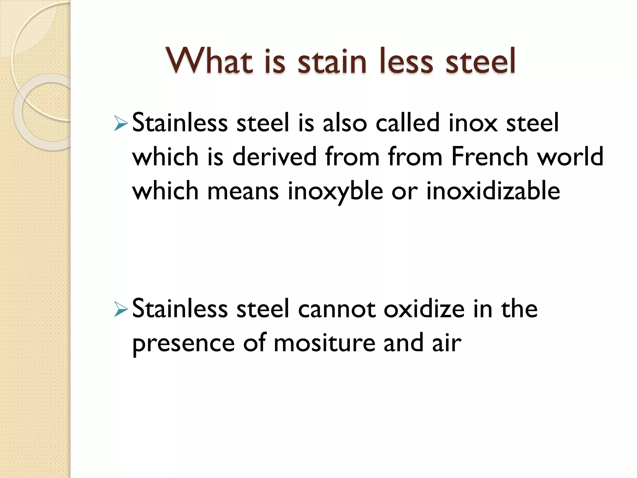 Stainless steel material | PDF
