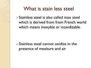 Stainless steel material | PDF