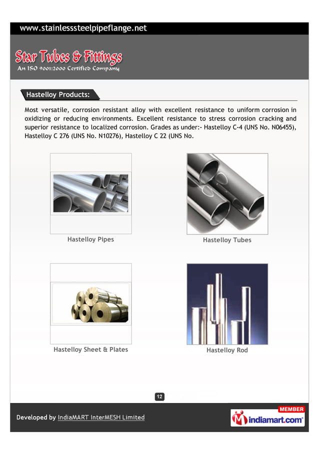 Star Tubes & Fittings, Mumbai, Industrial Pipes and pipe Fittings | PDF